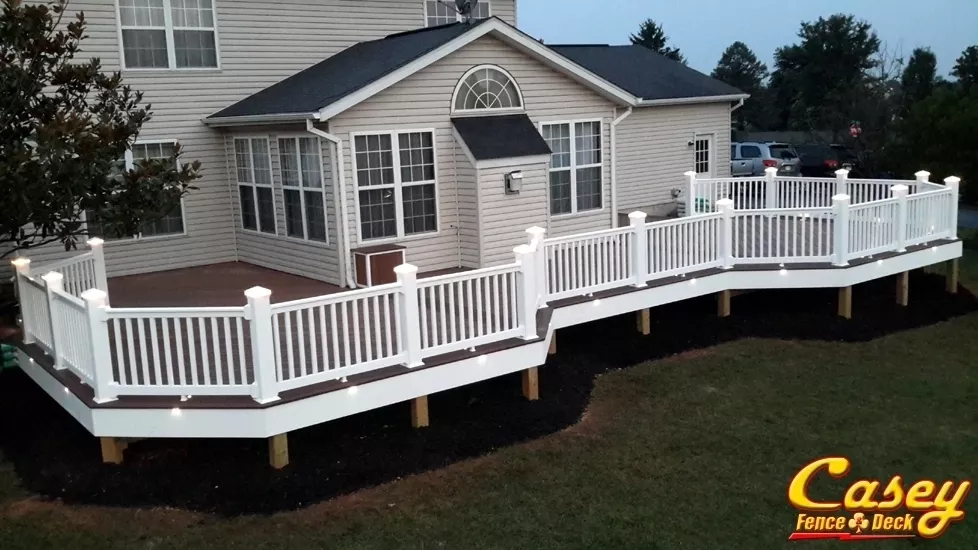 1200 Square Foot Low Level Composite Deck