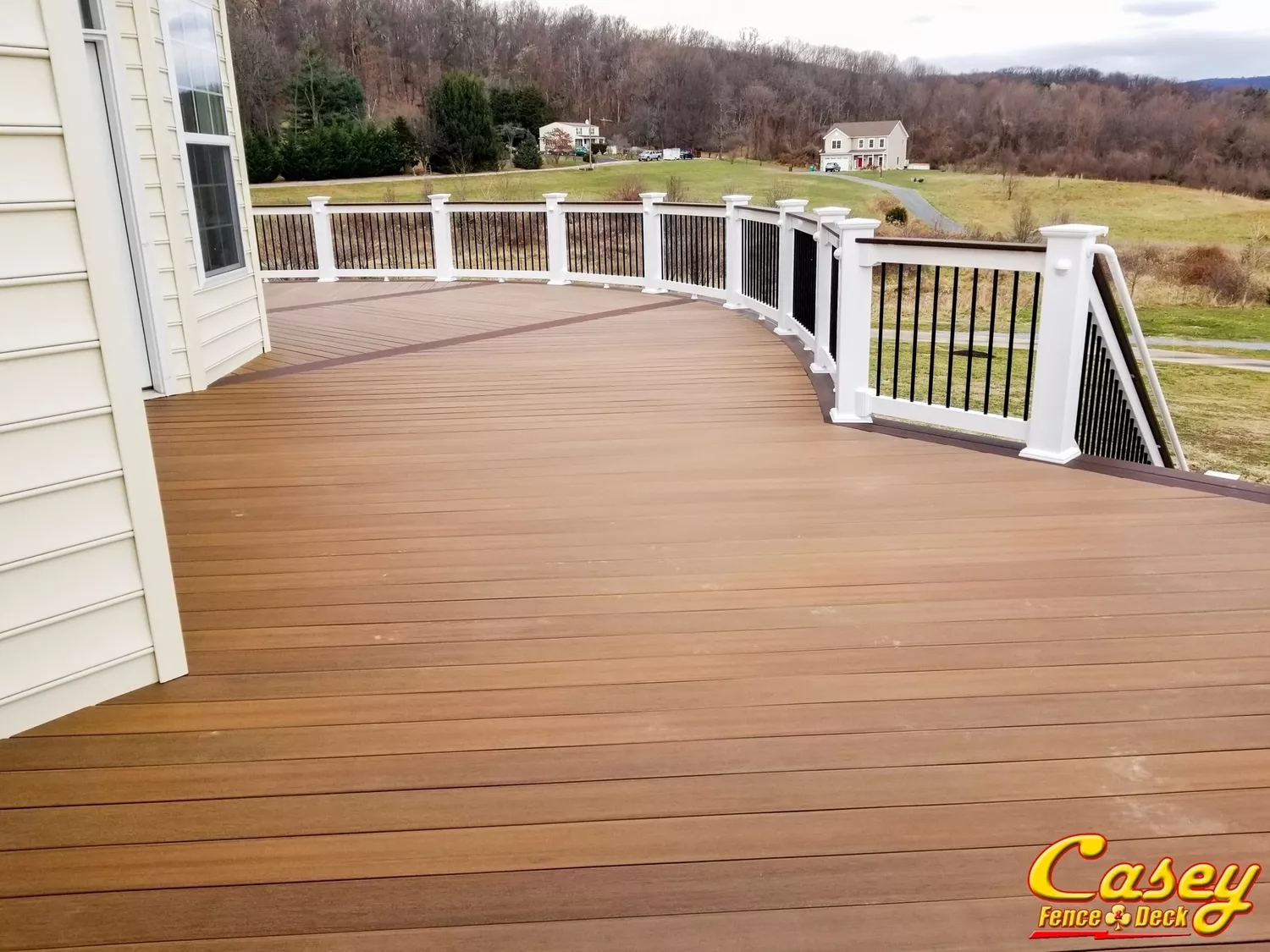 Award Winning 800 Square Foot Fiberon Composite Deck in Frederick MD