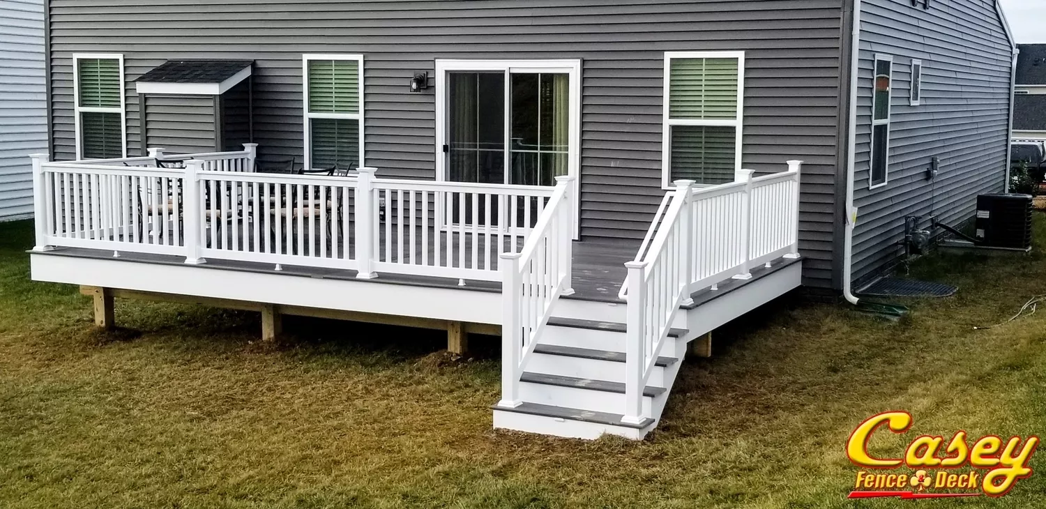 Fiberon Gray Birch Composite Deck in Brunswick Crossing
