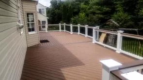 Fiberon Good Life Cabin Brown Deck in Spring Ridge Frederick MD