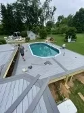 Fiberon Three Level Pool Deck in Adamstown MD